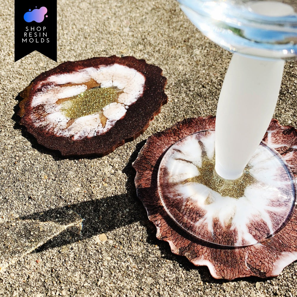 Princess Geode Coaster Mold 2 pc set – Phoenix