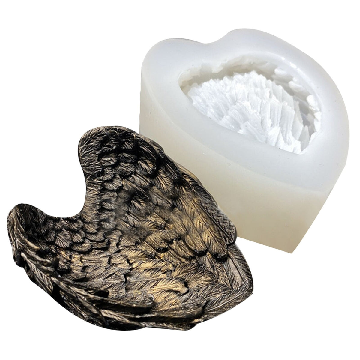 Detailed Angel Wing Silicone Resin Mold – Phoenix