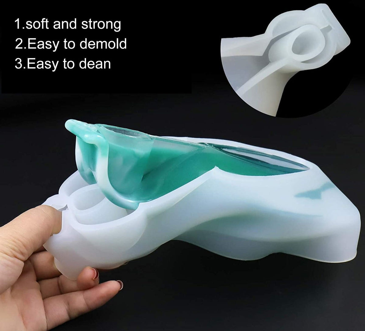 Spoon Rest Holder Resin Mold, Unique Mold – Phoenix