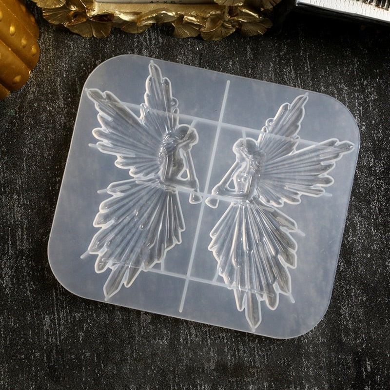 Angel Playing Trumpet Silicone Resin Christmas Holiday Mold – Phoenix