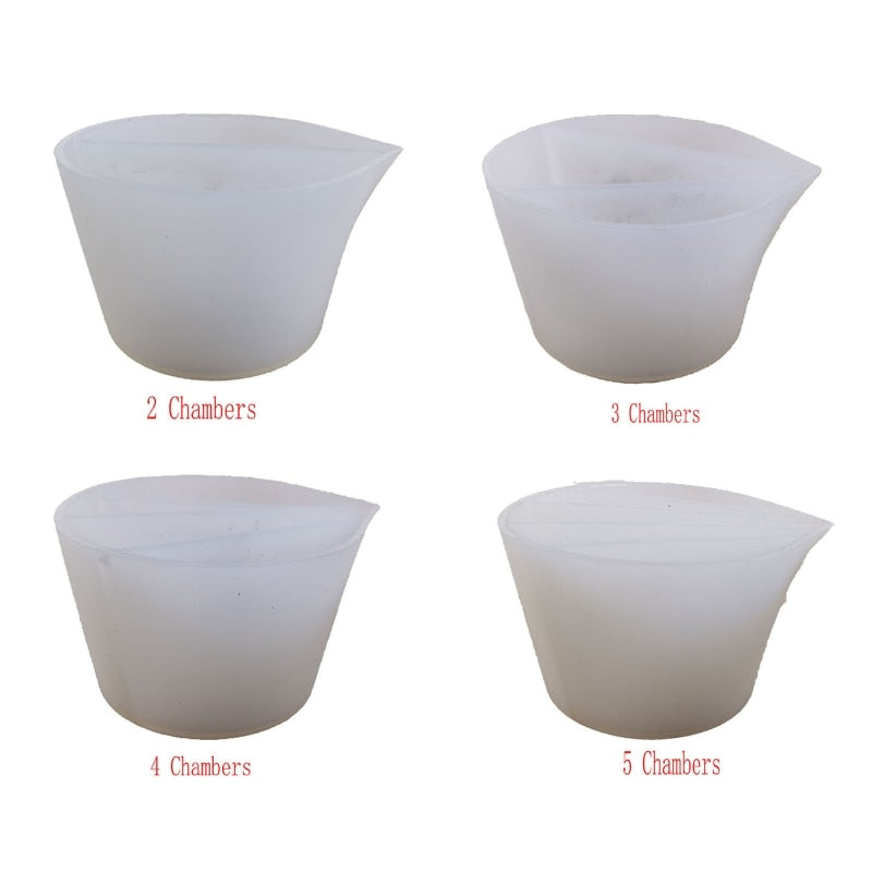Silicone Chamber Divided Chamber Mixing Cups For Resin – Phoenix