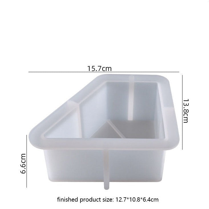Bookend Resin Mold Trapezoid Silicone Resin Mold – Phoenix